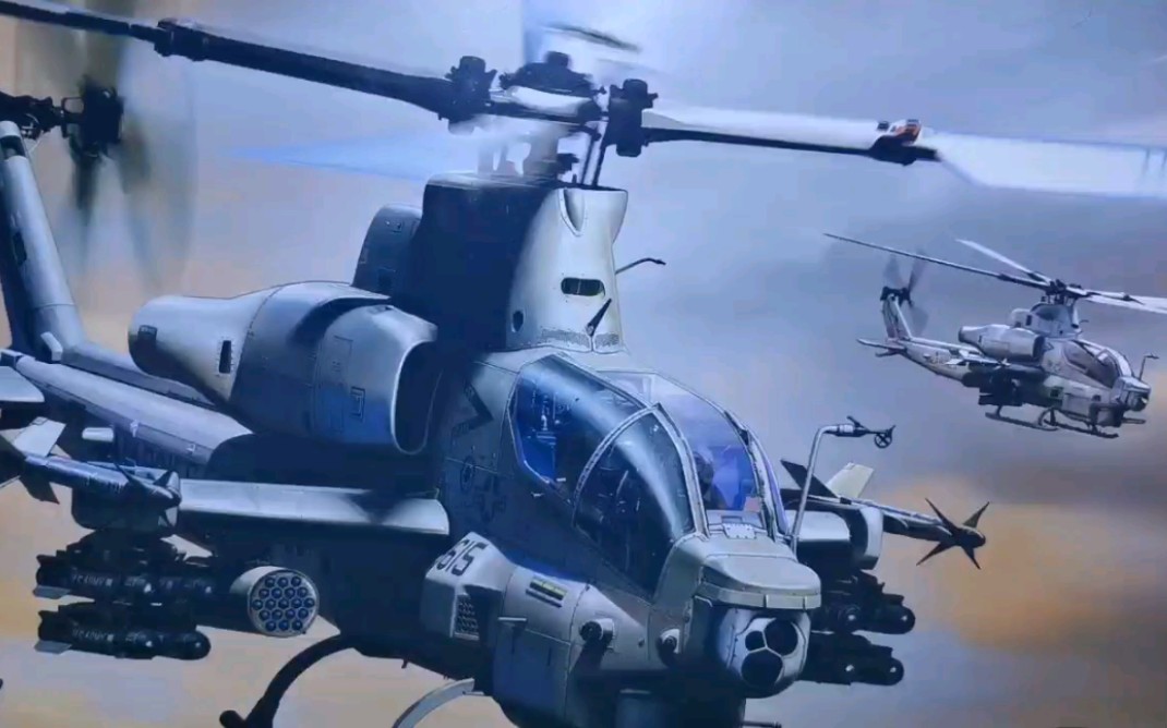 小鹰1/48AH-1Z直升机模型开箱