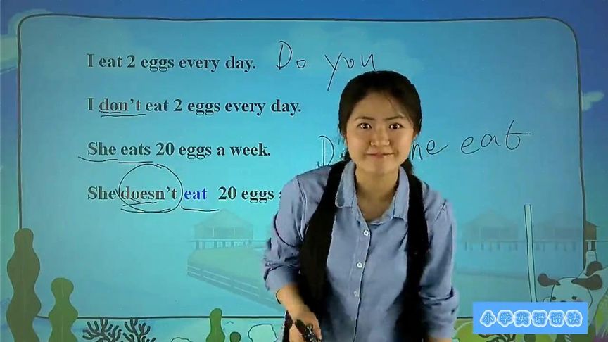 小学英语语法必学:一般现在时详解,一个句子就能看懂