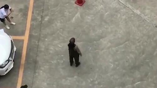 这就是传说中的第三视角,不经意间拍到的,简直不要太好笑!