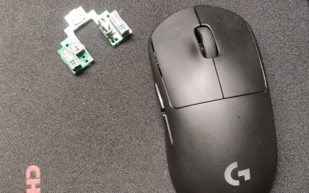 罗技gpw更换凯华黑曼巴 按键声音