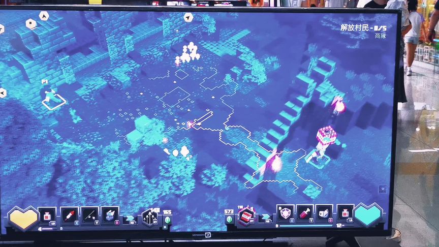 我的世界地下城双人-天使联盟电玩 朋友亲子情侣悠闲的好去处