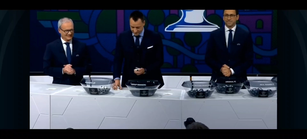 欧冠十六强小组抽签