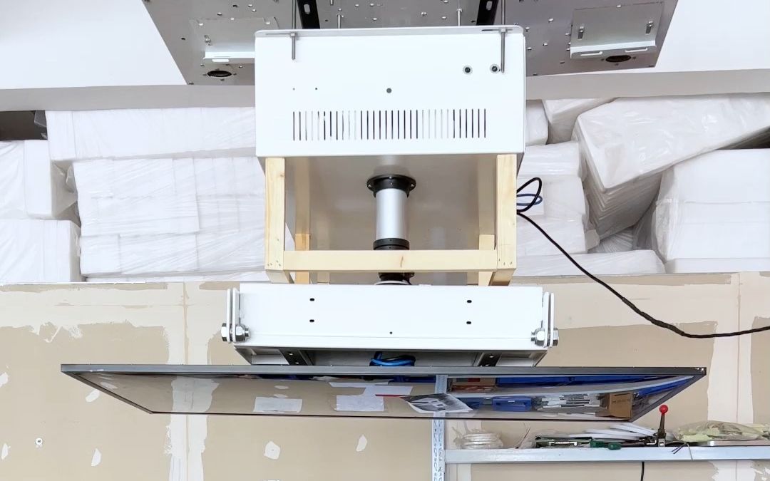 双杆电视翻转升降吊架