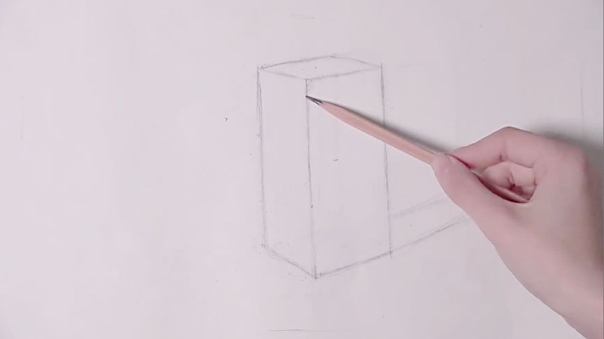 素描零基础教程,教你怎样画长方体,万丈高楼平地起