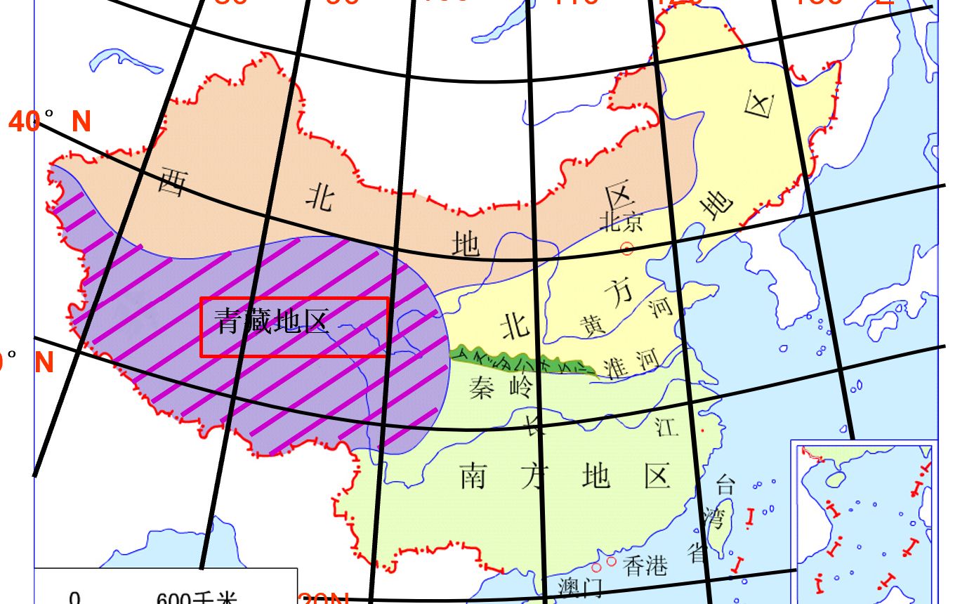 中国地理 微课-青藏地区 1.2经纬度位置