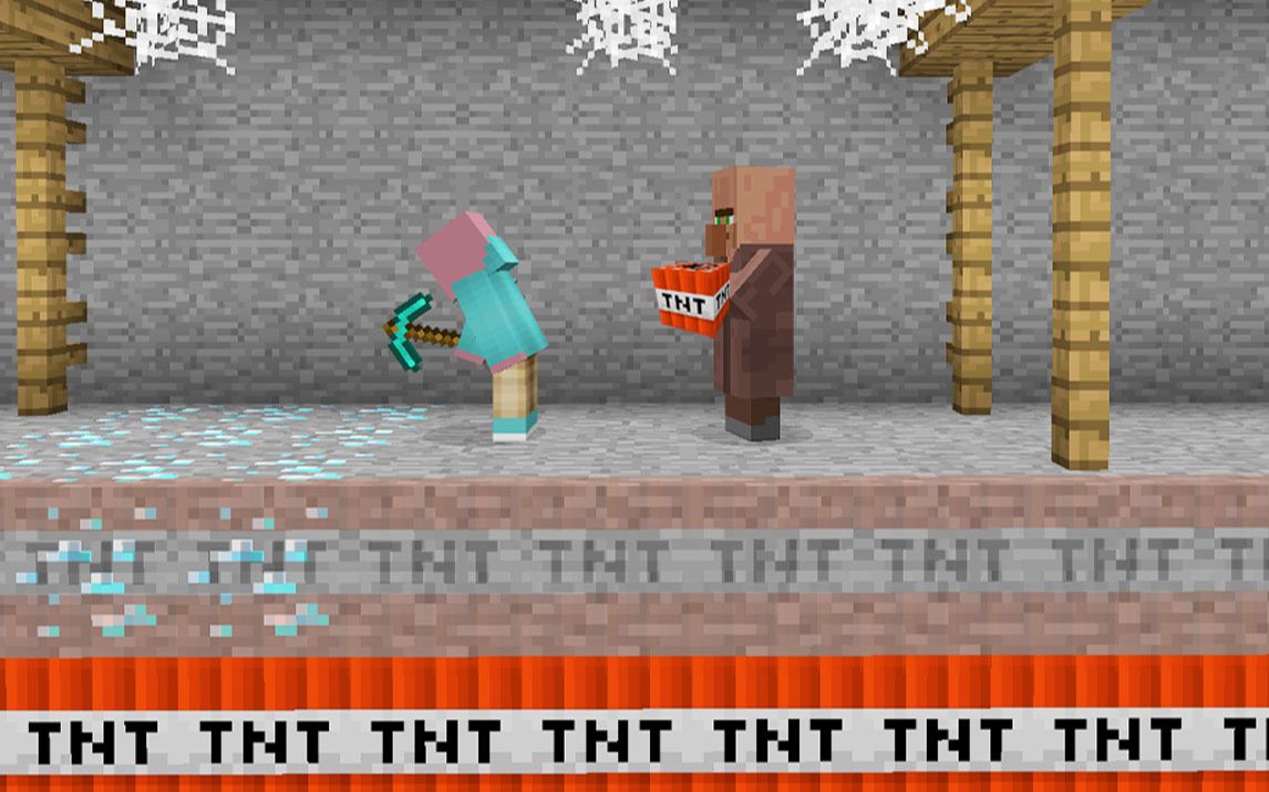 当你破坏任意方块就会「瞬间爆炸」!_我的世界