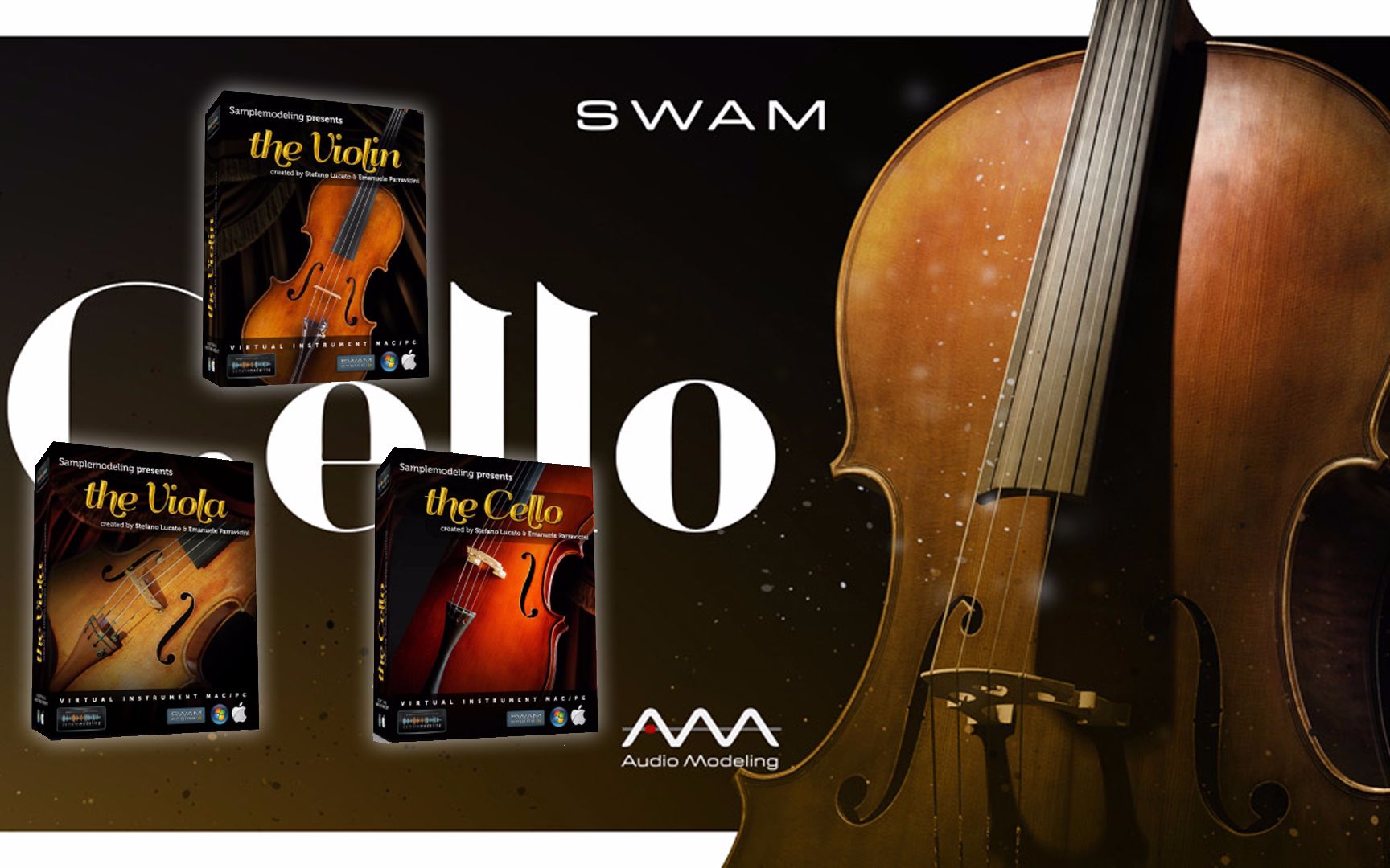 音乐制作编曲专用大/中/小提琴音源插件(音色质量很不错推荐)