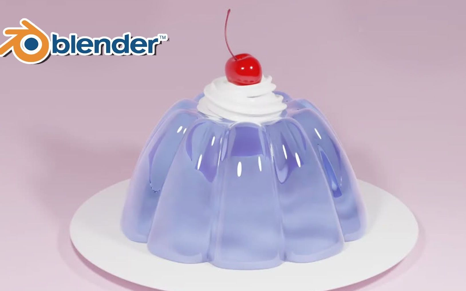 【Blender】超级Q弹的!甜品果冻建模+渲染全流程(初学者教程)
