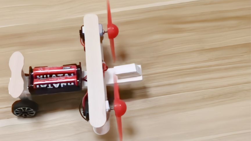 科技小制作diy手工电动滑行飞机材料科学实验模型