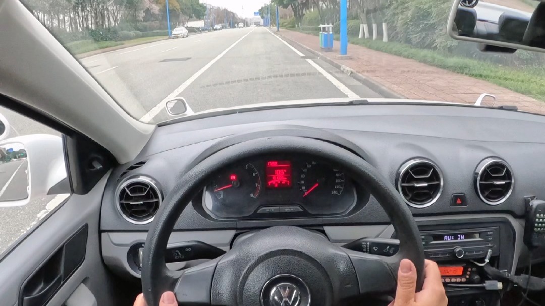 科目三考生第一视角,考试不合格请不要下车准备补考