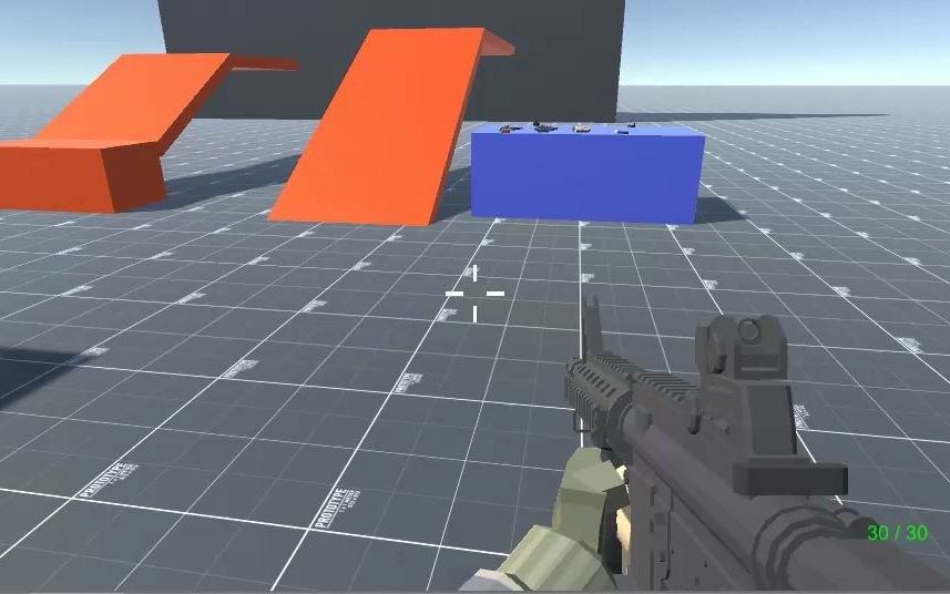 【Unity】FPS射击游戏控制器V0.3-学习和测试的Demo