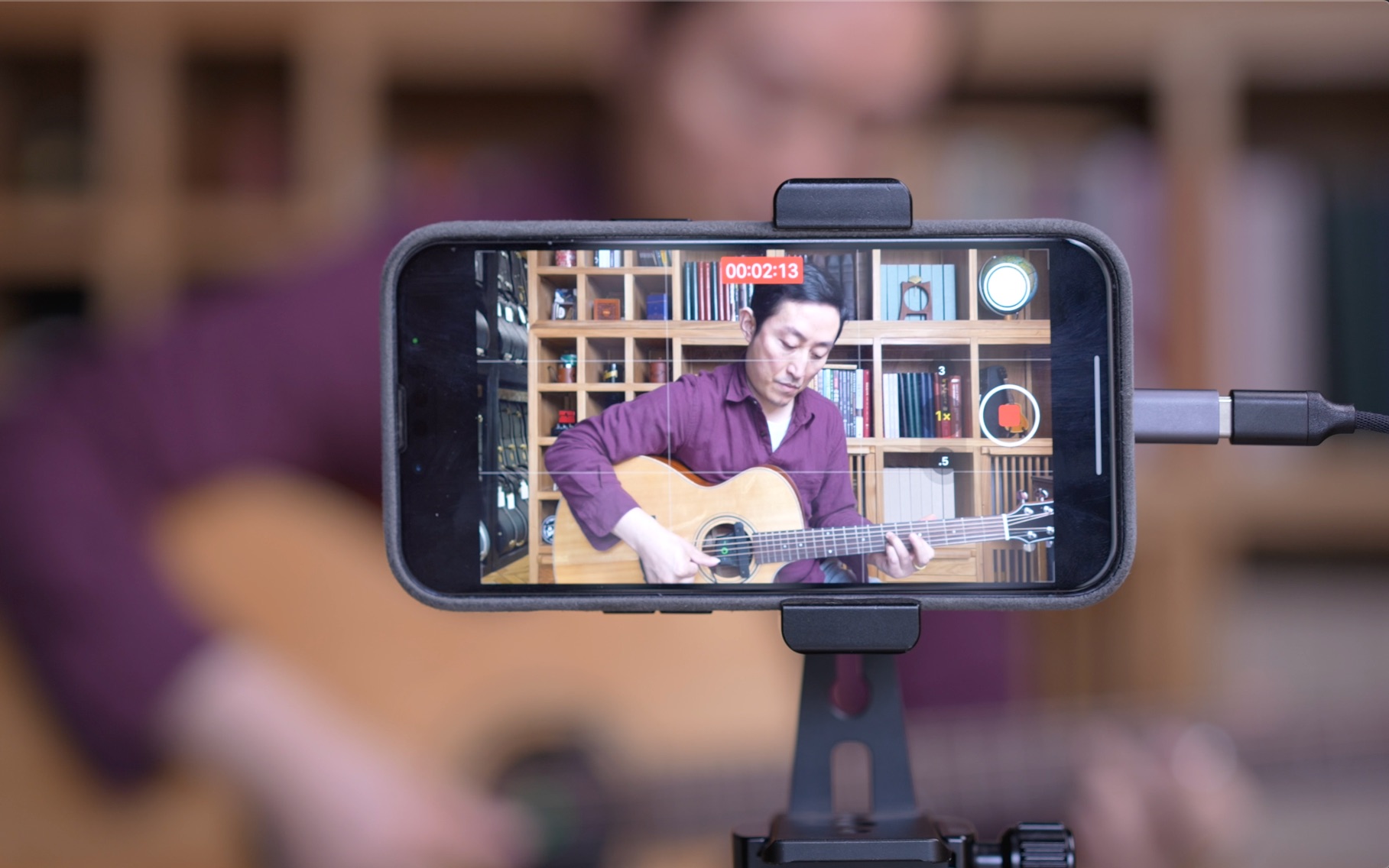 手机视频也能录出好的吉他音色了:Double G0 PRO拾音器