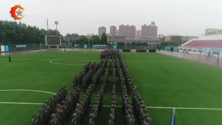 世界500强企业组织大规模员工军训如同一个集团军实力