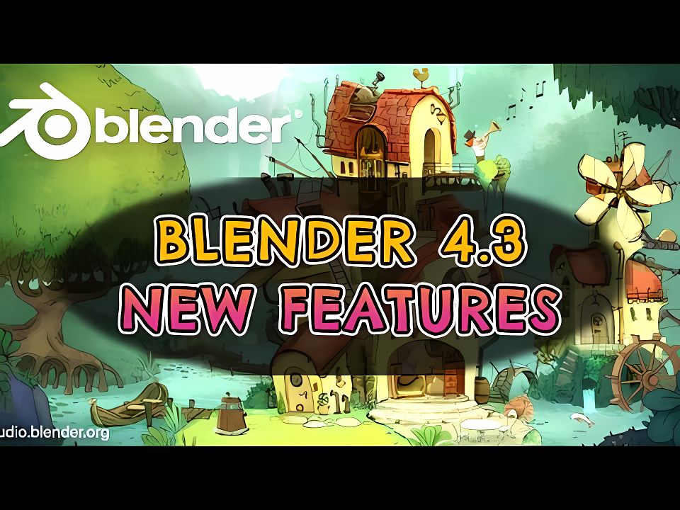 【中字】3D软件资讯:Blender 4.3 新功能