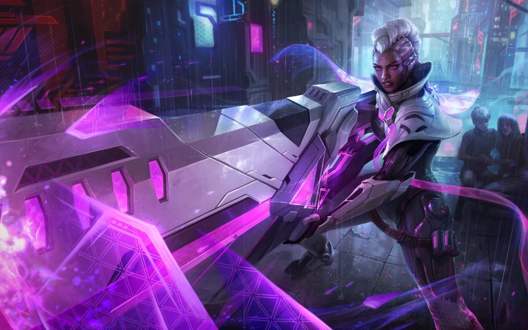 【LOL】赛娜源计划皮肤试玩_英雄联盟