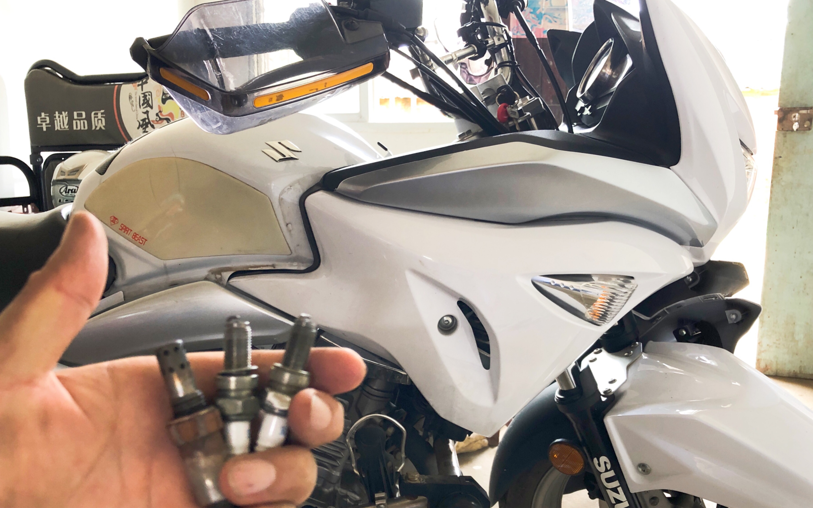 GW250降油耗最关键两个部分,火花塞和氧传感器,土办法去除积碳