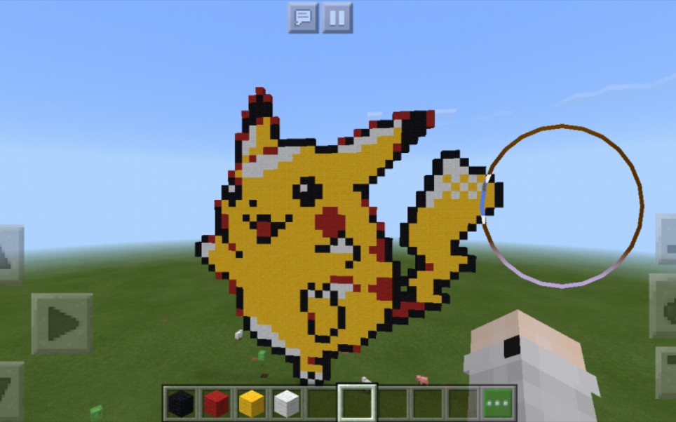 [minecraft像素画] 皮卡丘