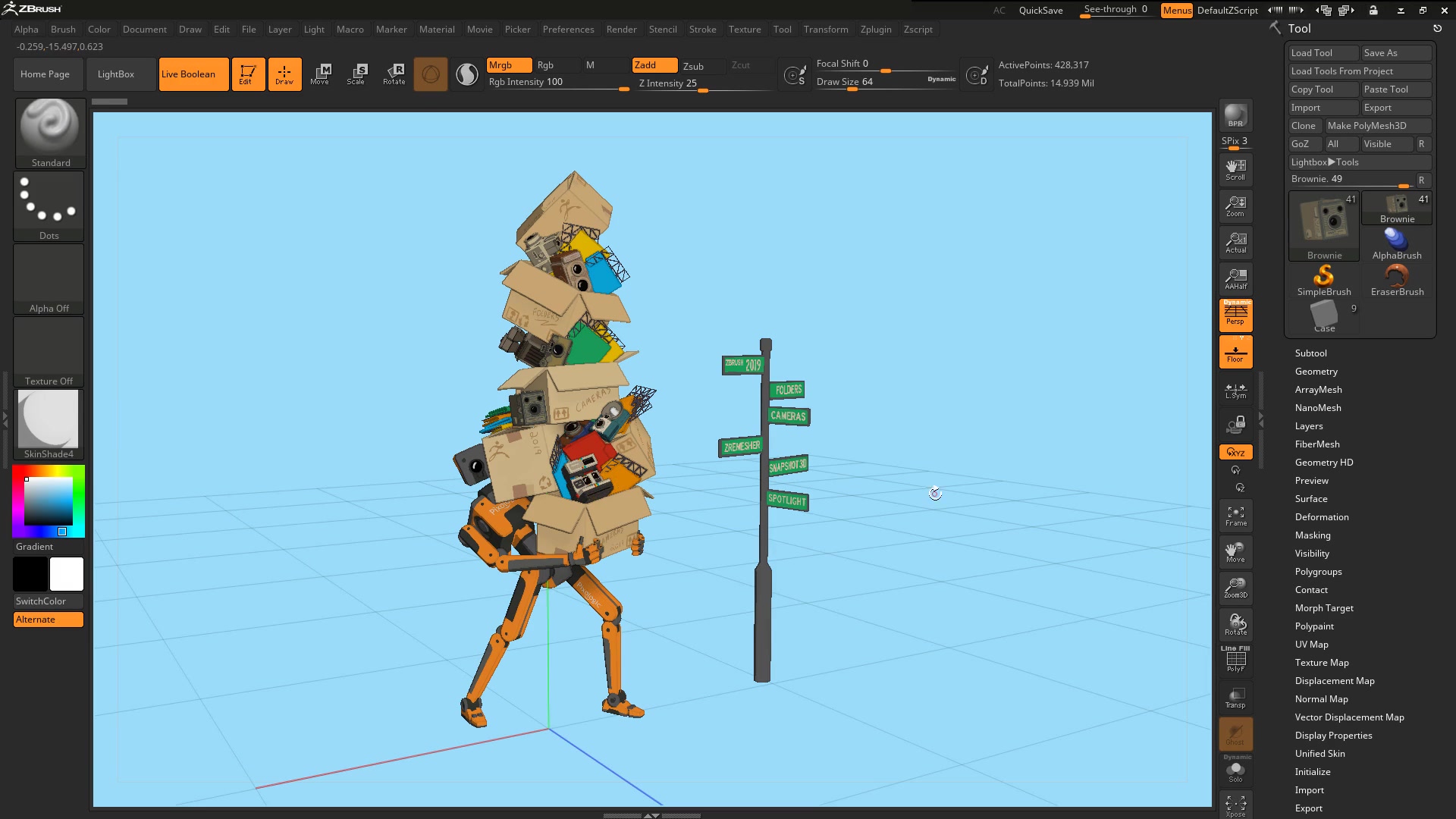 zbrush官方新手教程:子工具文件夹 GO IN DEPTH WITH FOLDERS & ...