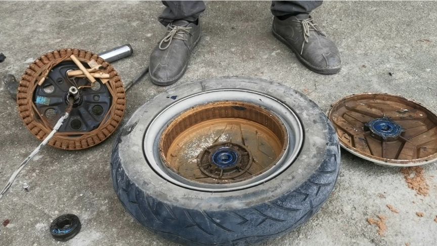 手把手教你如何拆、装两轮电动车电机!没有经验也会拆!一看就会