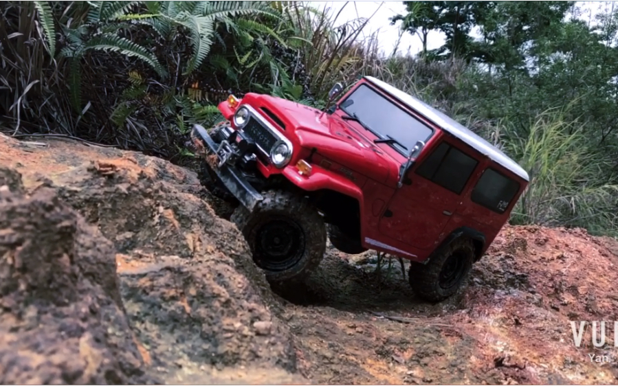 【粤野RC模型俱乐部】TAYOTA FJ40酷路泽 仿真 RC攀爬车 越野攀爬...
