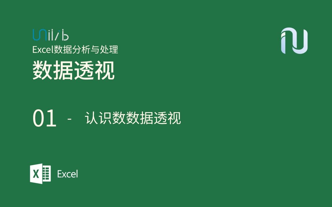 认识数据透视、认识数据透视工具界面、了解数据透视的基本操作、...