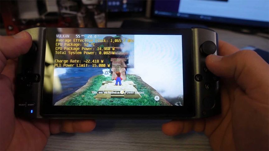 NS模拟器在WIN10掌机上运行,WIN3这次太强了