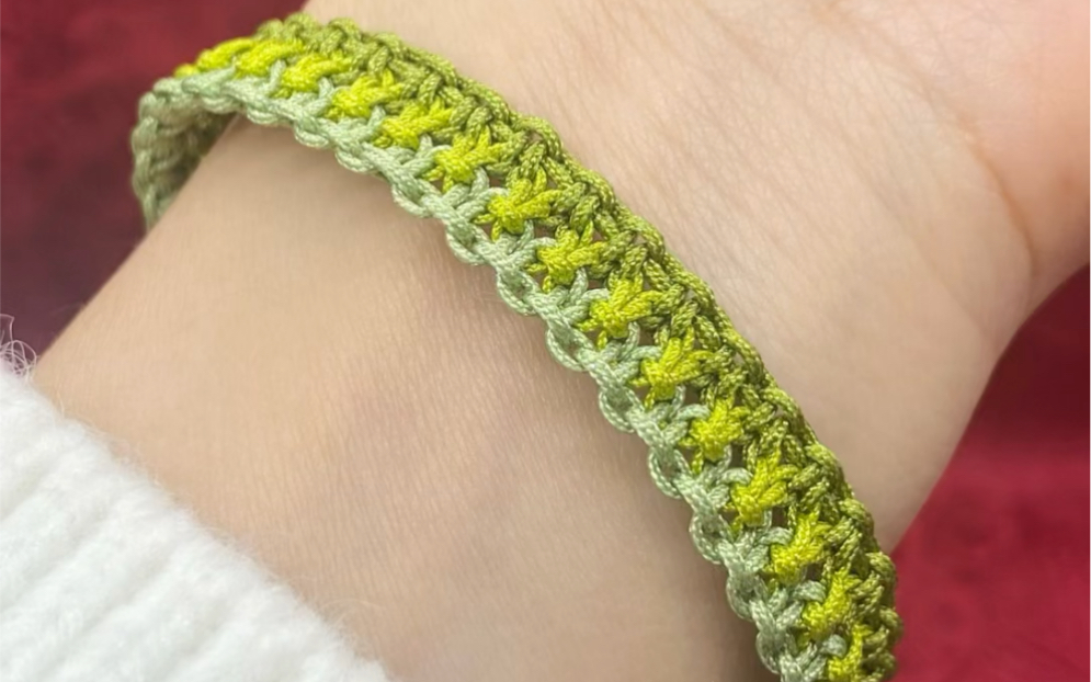 简单易学的平结渐变手绳,简单大方手绳手工编绳视频教程!