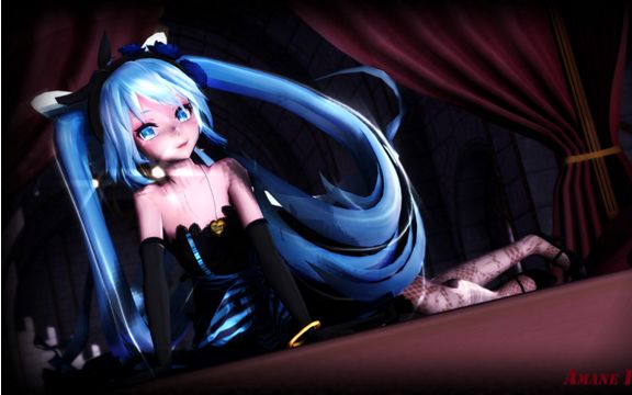 【MMD】极乐净土Tda Miku Cute净化你的内心-,-新人第一次投稿画质...
