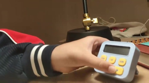 四位、五位数乘九 旅途中不忘明天练习