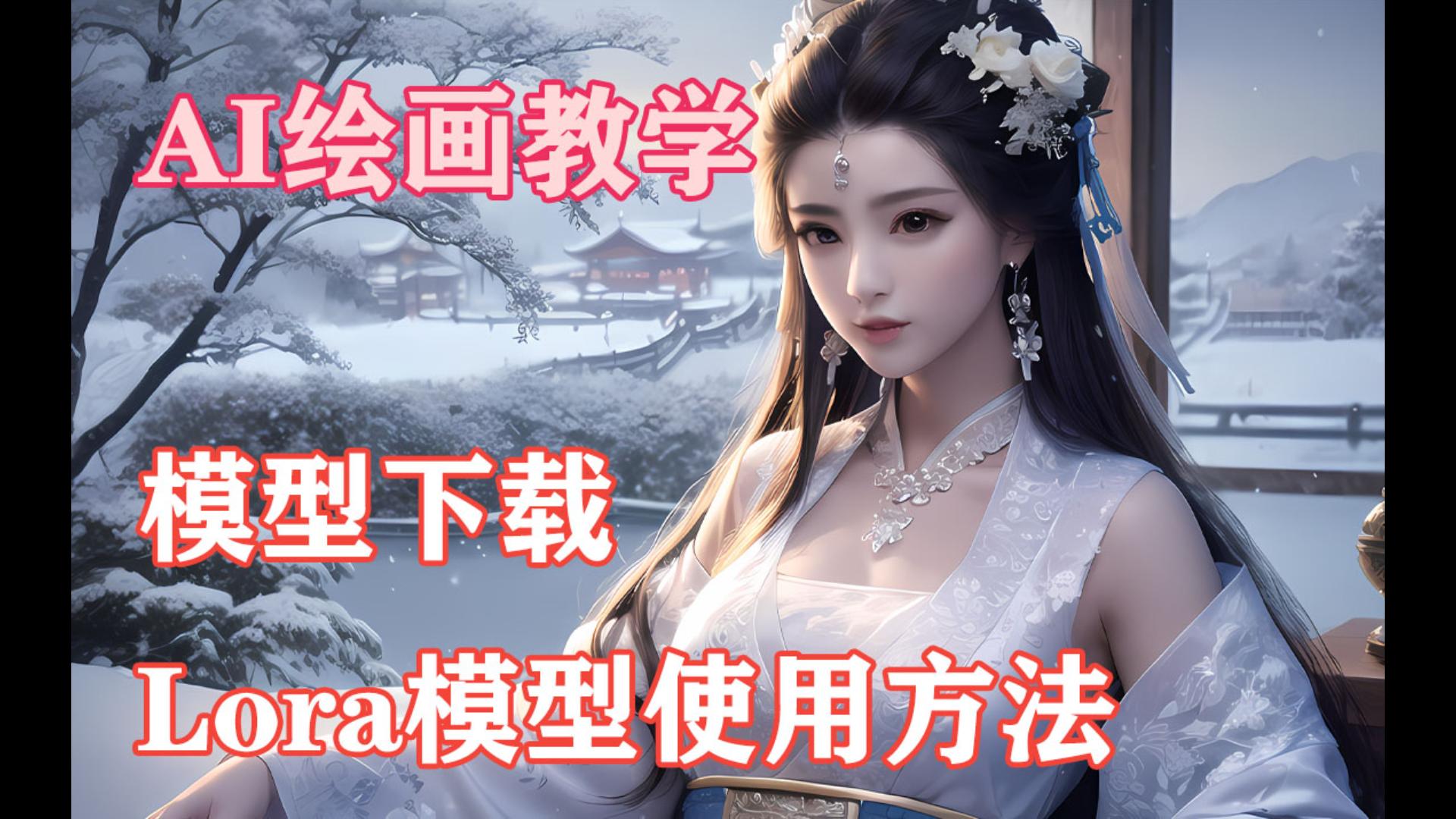 【AI绘画教学】模型下载 Lora模型使用方法