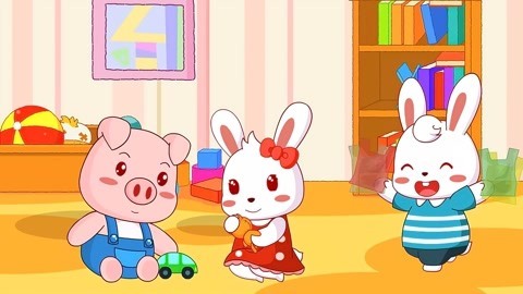 兔小贝安全教育动画 .