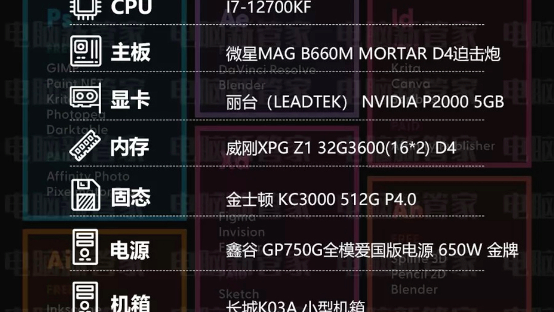 8300配置清单!这个价位属它更懂用户!值得买的设计类台式机推荐啥...