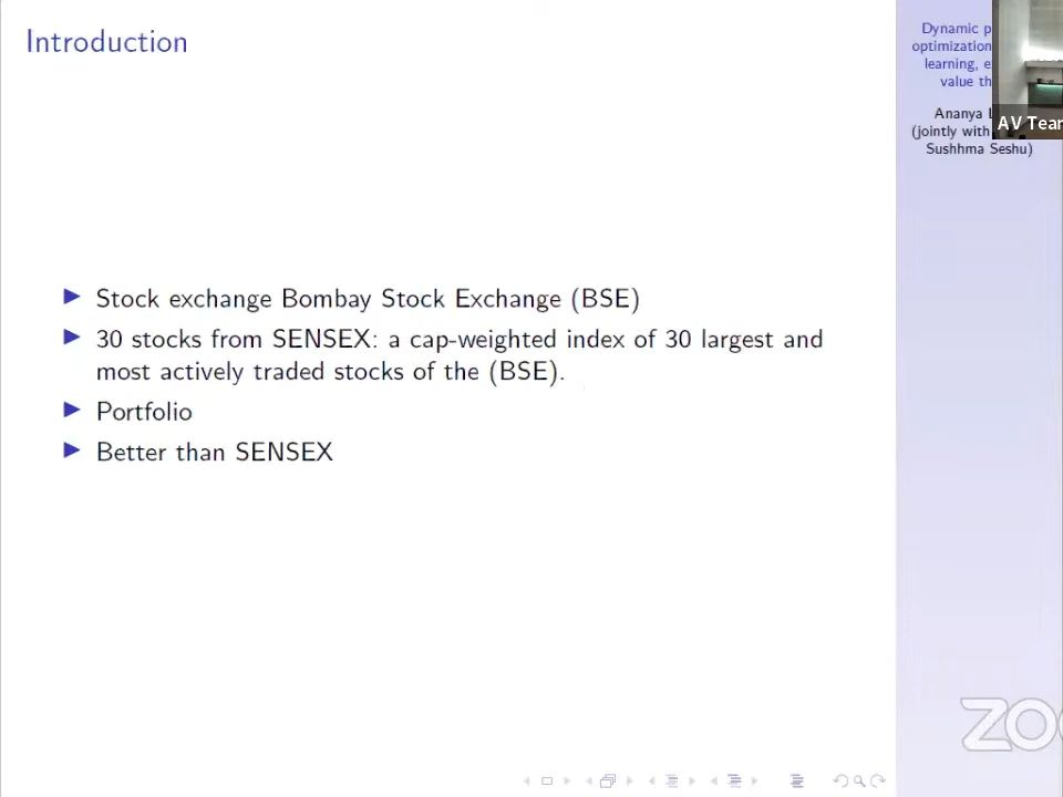 使用极值理论的动态投资组合优化