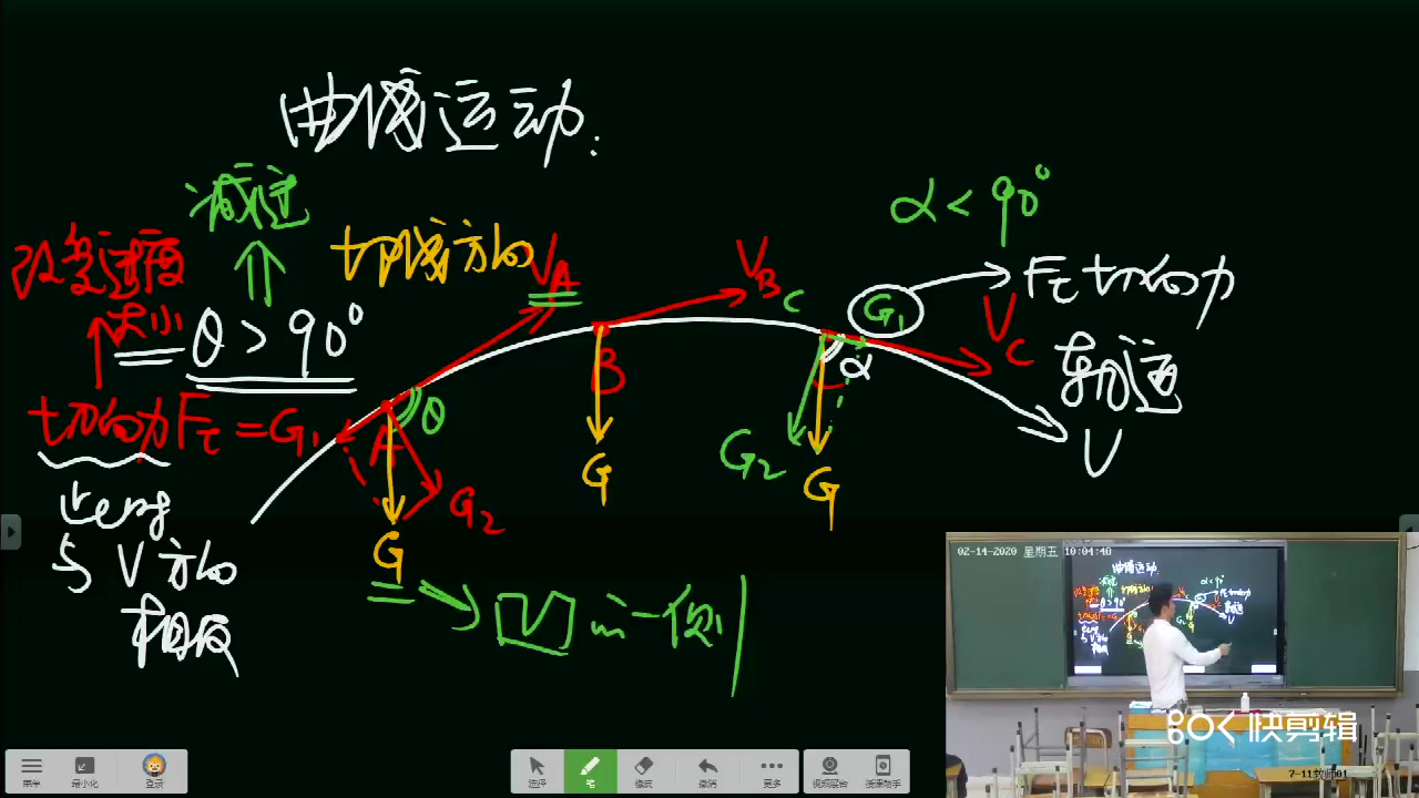 高一物理必修2曲线运动:运动的合成与分解2.14
