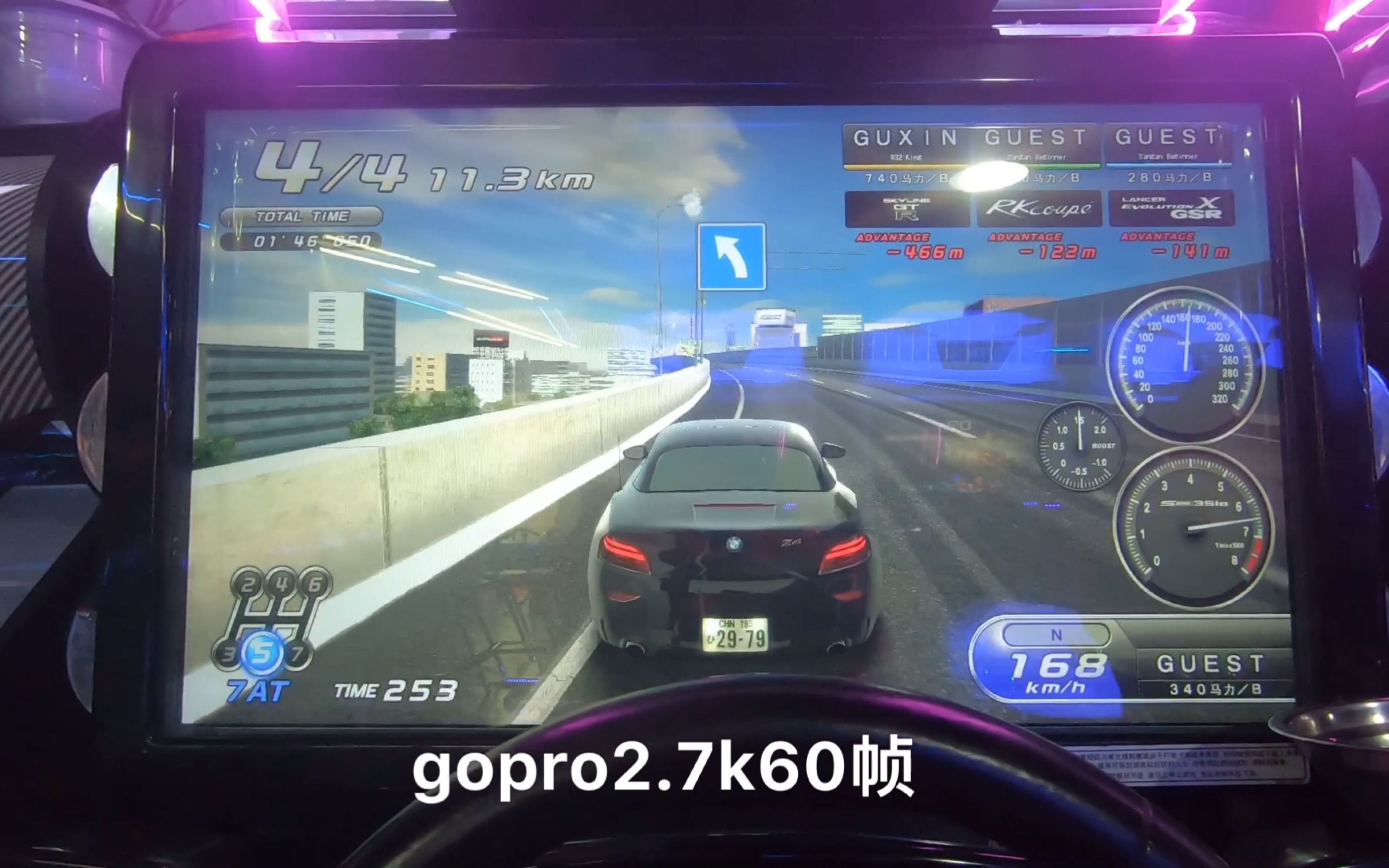 gopro的2.7k60帧拍摄效果