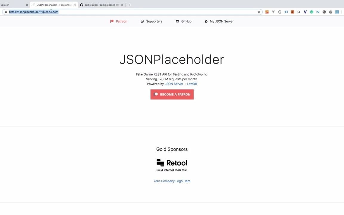 Vue.js Tutorial From Scratch - e09 - Making HTTP Requests with Axios, ...