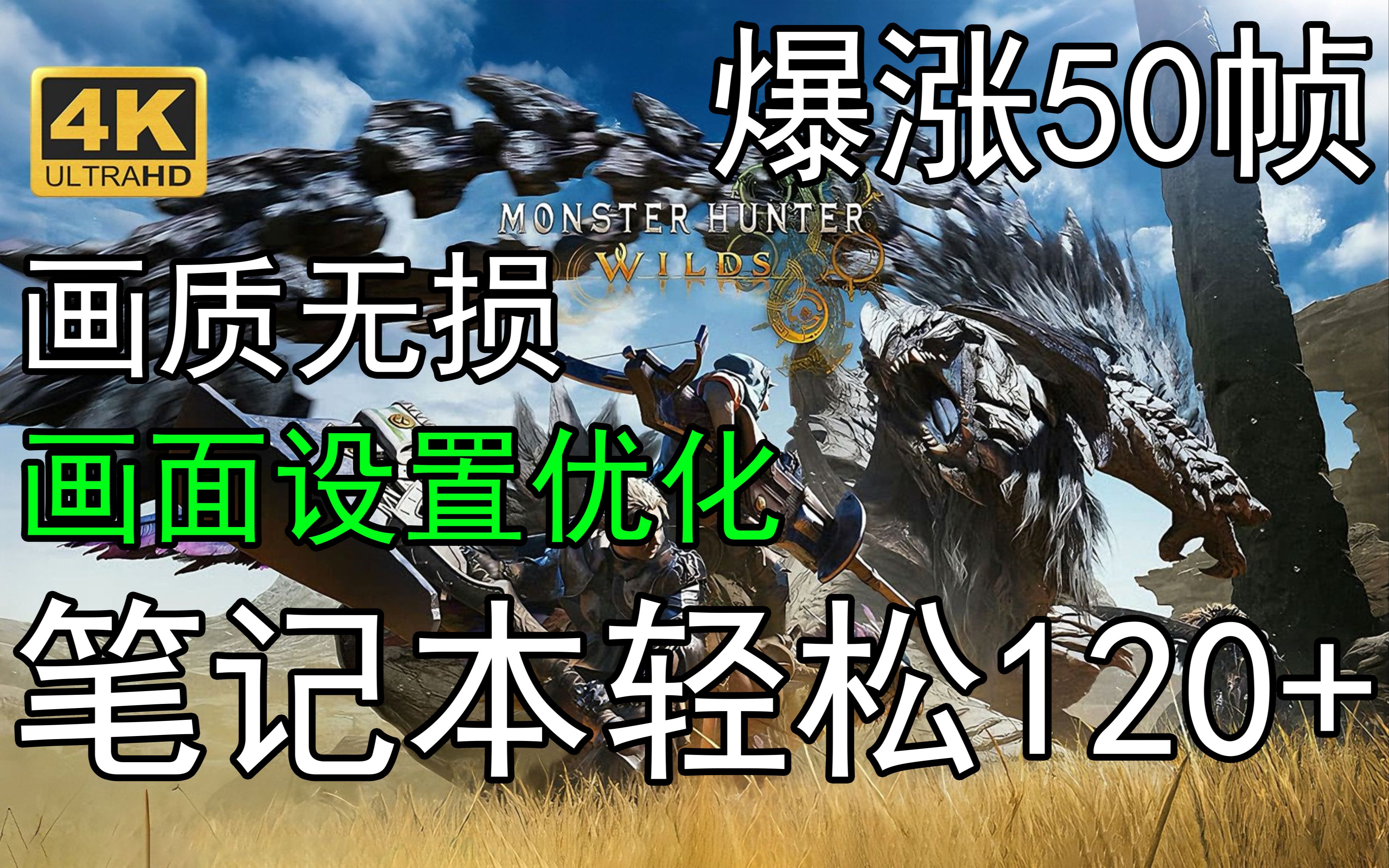 怪物猎人荒野画面设置优化全系显卡通用RTX2060 3060 4060 4050 ...