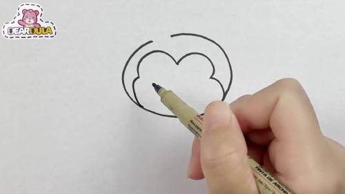 简笔画猴子怎么画,绘画一只简单的猴子,猴子简笔画