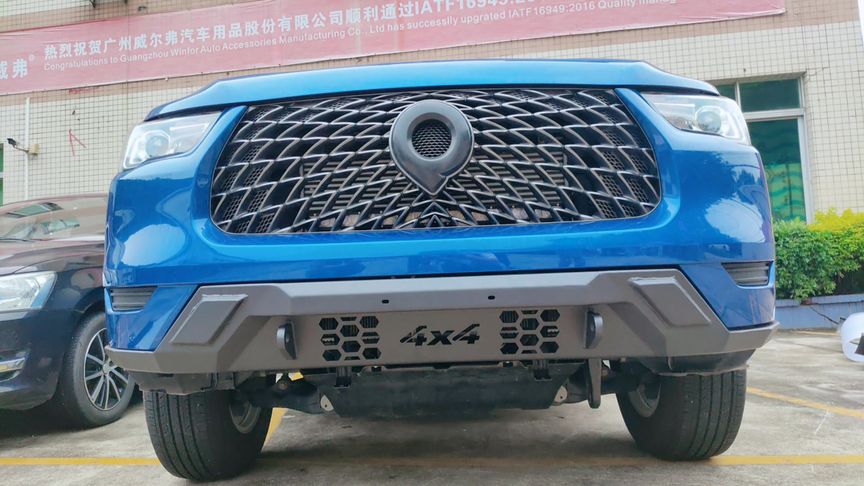 长城炮商用黑武士泵把前杠#皮卡#皮卡大叔#皮卡改装#长城炮#长城