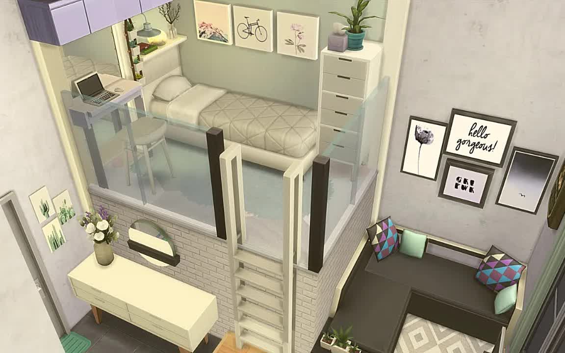 【葡萄吃月饼|搬运】模拟人生4速建 暂无链接 系列2MICRO LOFT ...