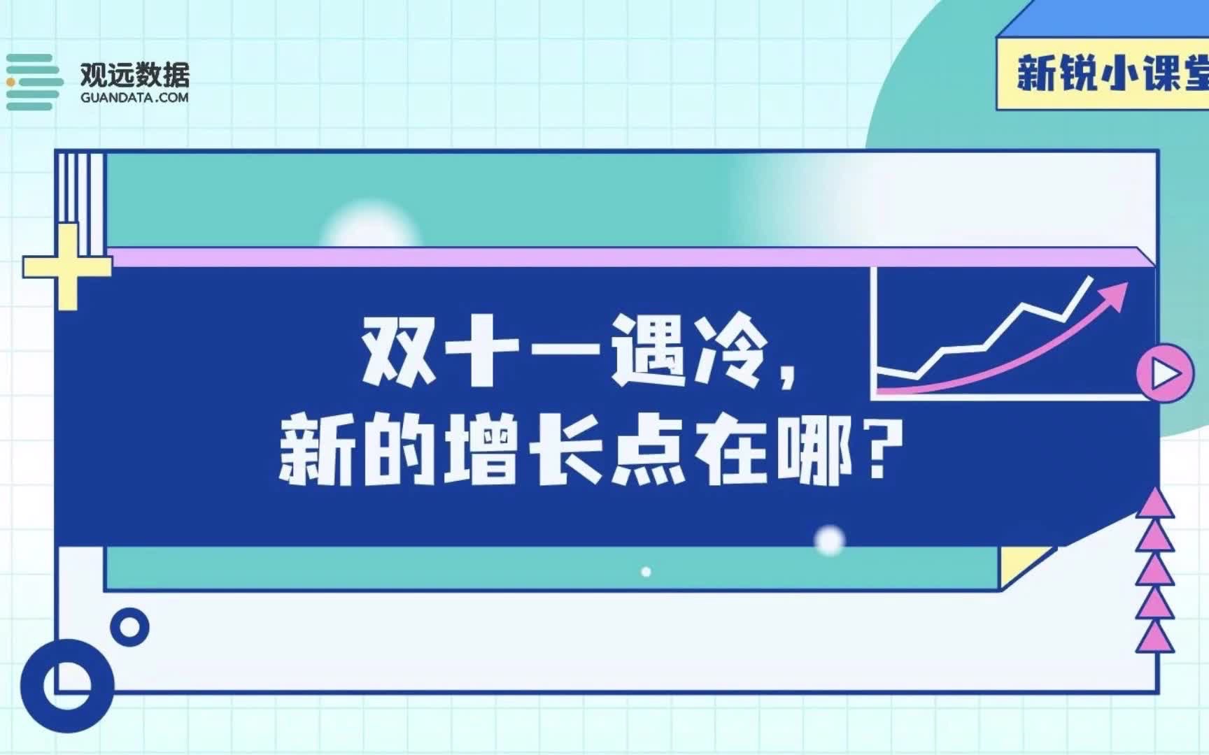 新锐武器库01:双十一遇冷,新的增长点在哪?