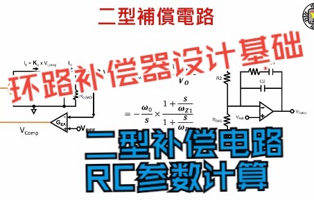 环路补偿器设计基础9——二型补偿电路RC参数计算