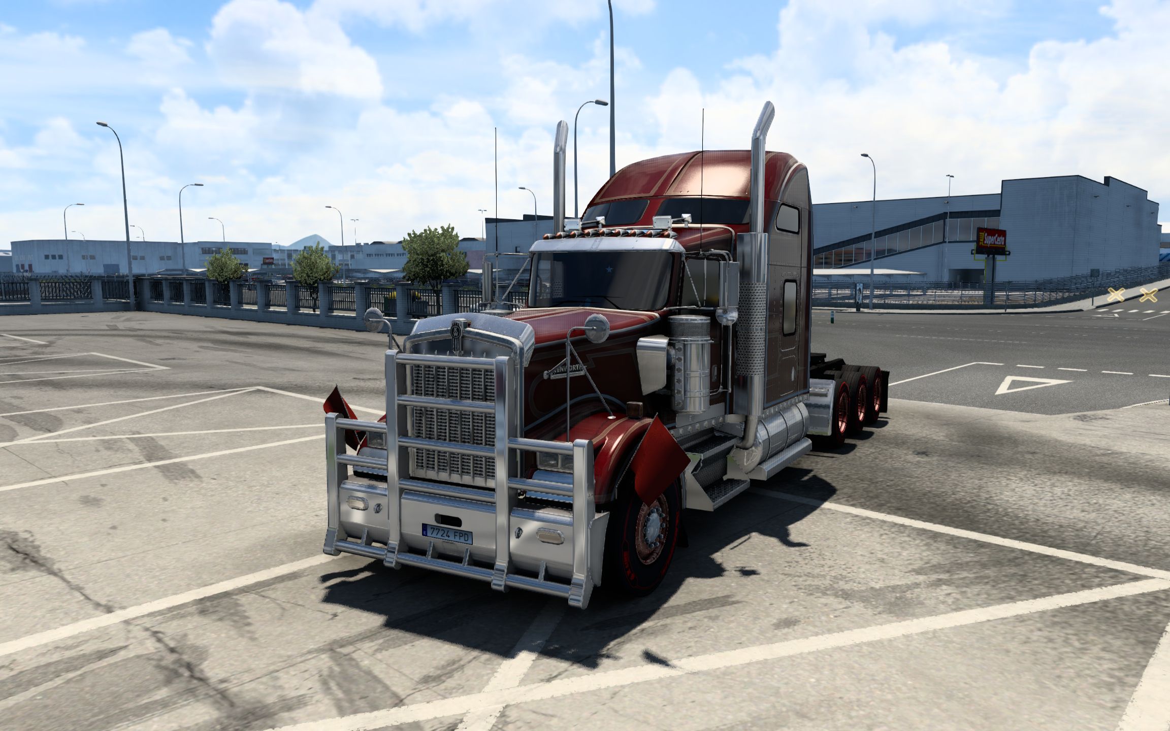 第760集丨欧卡2:沃尔沃只开一趟,咱又买了一辆肯沃斯W900牵引车_...