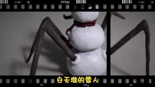 模型制作:堆雪人不能画上眼睛,小心雪人复活,变身雪人蜘蛛