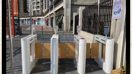 校园门禁道闸系统 小区过单车防撞摆闸 自动速通门 幼儿款闸机