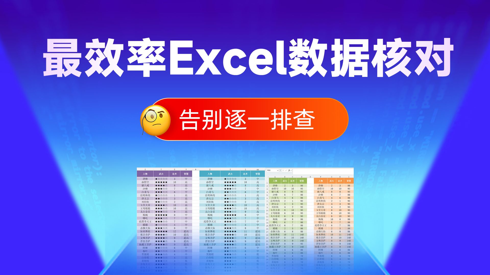 【纯干货】2025所有职场人必学!Excel数据核对王牌技能,1分钟实现...