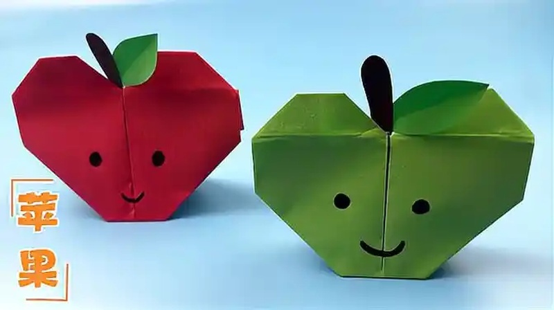 手工苹果怎么做,折纸简单的苹果详细教程