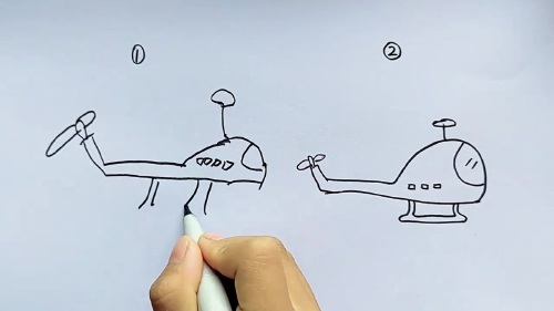 和妹妹比赛画飞机,学霸给我们打几分,创意简笔画,亲子画