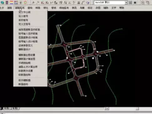 鸿业工业总图系列软件---道路竖向