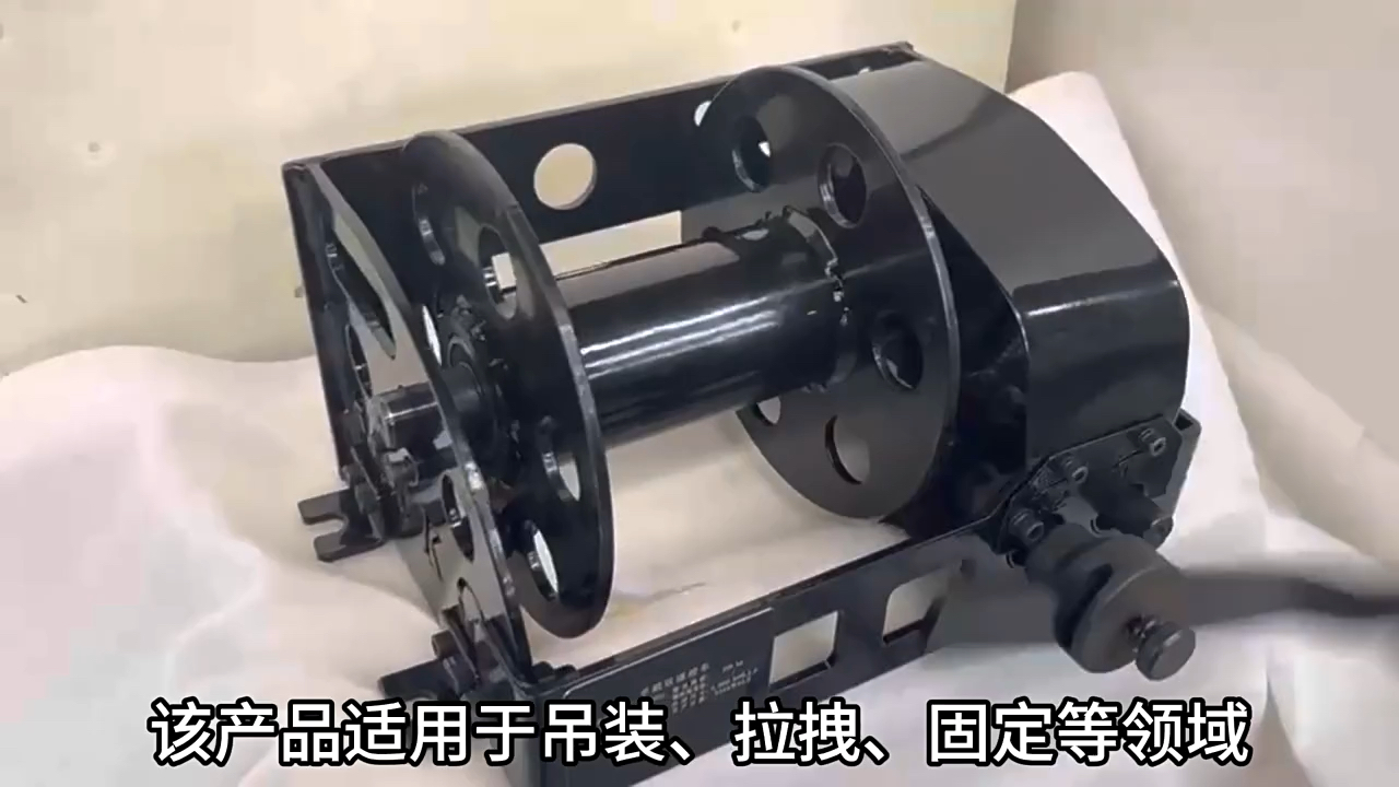 大型手动自锁双速绞盘5吨10吨起重牵引定位重型手动双速涡轮绞车